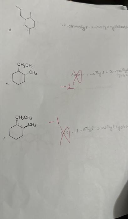 Solved 6) Name the following compounds, Consider | Chegg.com