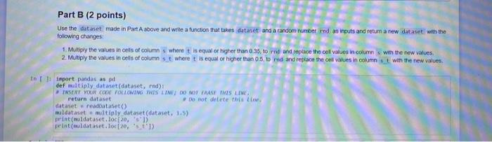 Solved Problem 1 (11 points) Part A (2 points) Write the | Chegg.com