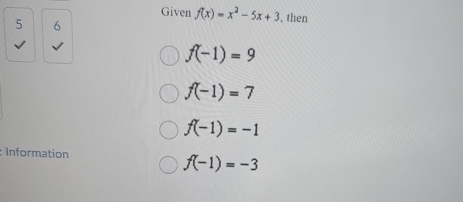 Solved Given f(x)=x2-5x+3, | Chegg.com