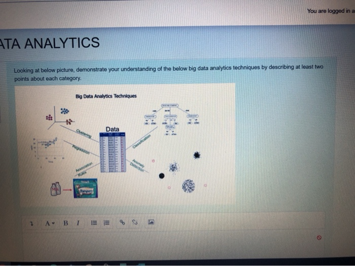 Solved You are logged in a ATA ANALYTICS Looking at below | Chegg.com