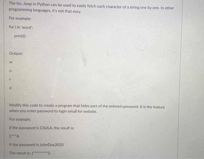 Solved in this question i need to generate a code that hides | Chegg.com