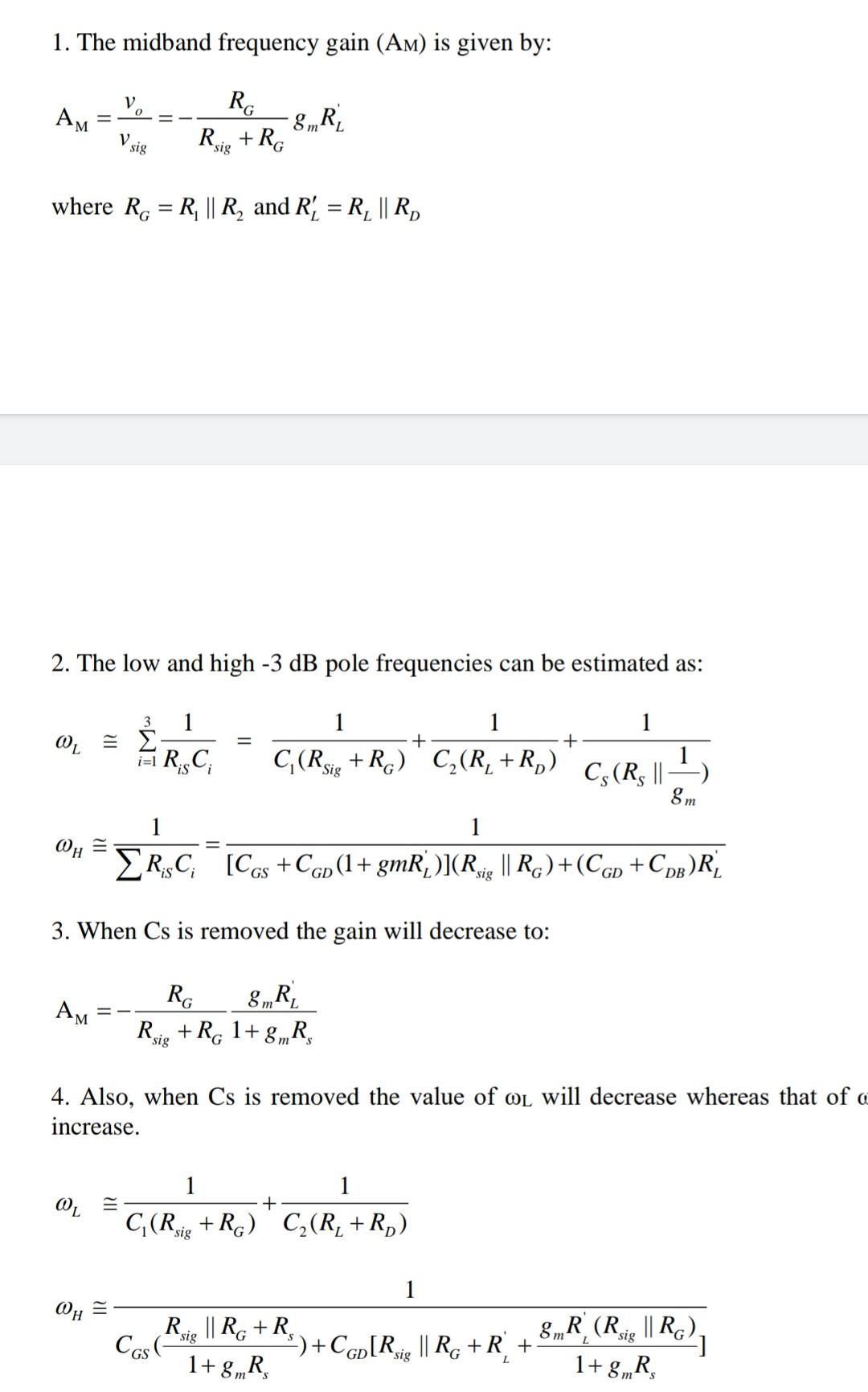 Solved 1. Hand CalculationGUIDELINES: Both Pre-lab and | Chegg.com