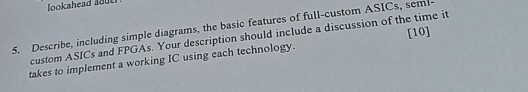 Solved Describe, including simple diagrams, the basic | Chegg.com