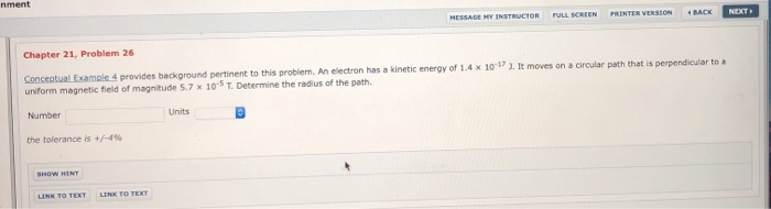 Solved nment MESSAGE MY INSTRUCTOR FULL SCREEN PRINTER | Chegg.com