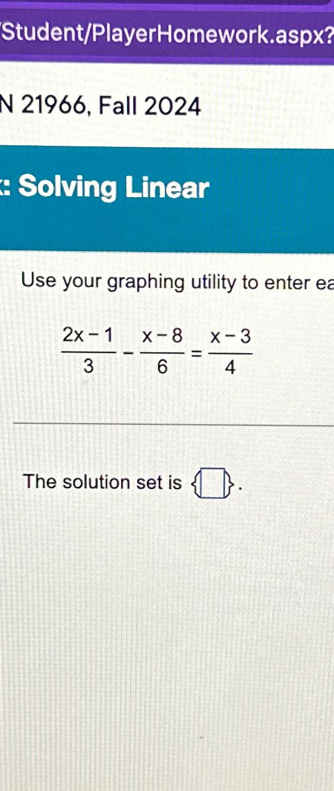 Solved Student/PlayerHomework.aspx?N 21966, ﻿Fall | Chegg.com