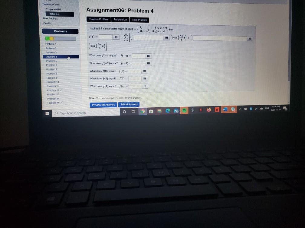 Solved Homework Set Assignment06: Problem 4 Asimen Problem 4 | Chegg.com