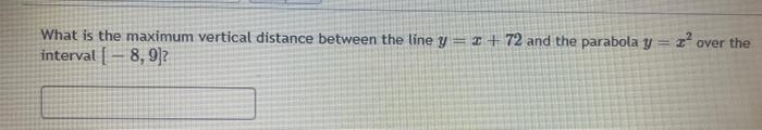 Solved What is the maximum vertical distance between the | Chegg.com
