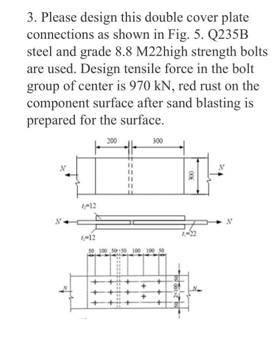Solved steel structural ( bolted connection) solve it | Chegg.com