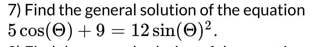 Solved Find the general solution of the equation | Chegg.com