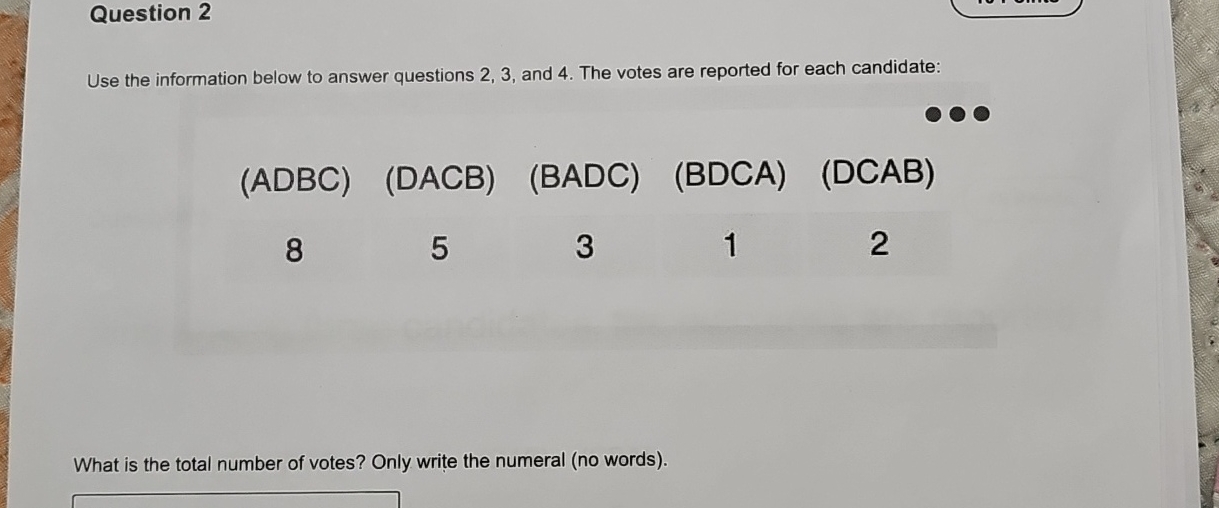 Solved Question 2Use the information below to answer | Chegg.com