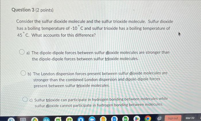 Solved Consider the sulfur dioxide molecule and the sulfur | Chegg.com