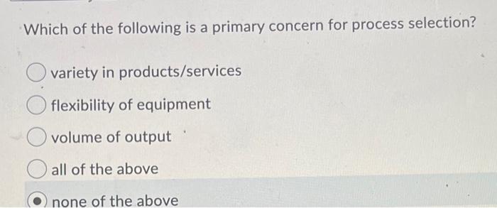Solved Listen 3 Which of the following is a primary concern | Chegg.com