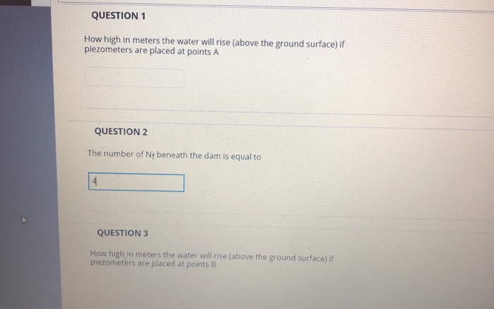 Solved H = 6 m 17.5 m 1.25 Scale 10 m Impervious clay | Chegg.com