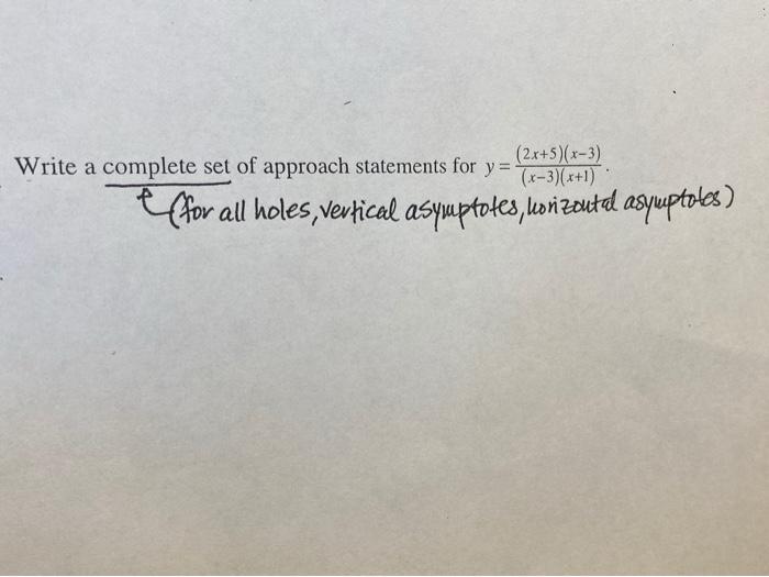 Solved Write a complete set of approach statements for | Chegg.com
