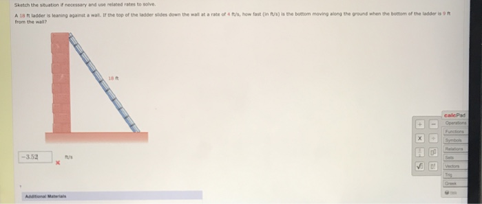 Solved Sketch the situation if necessary and use related | Chegg.com