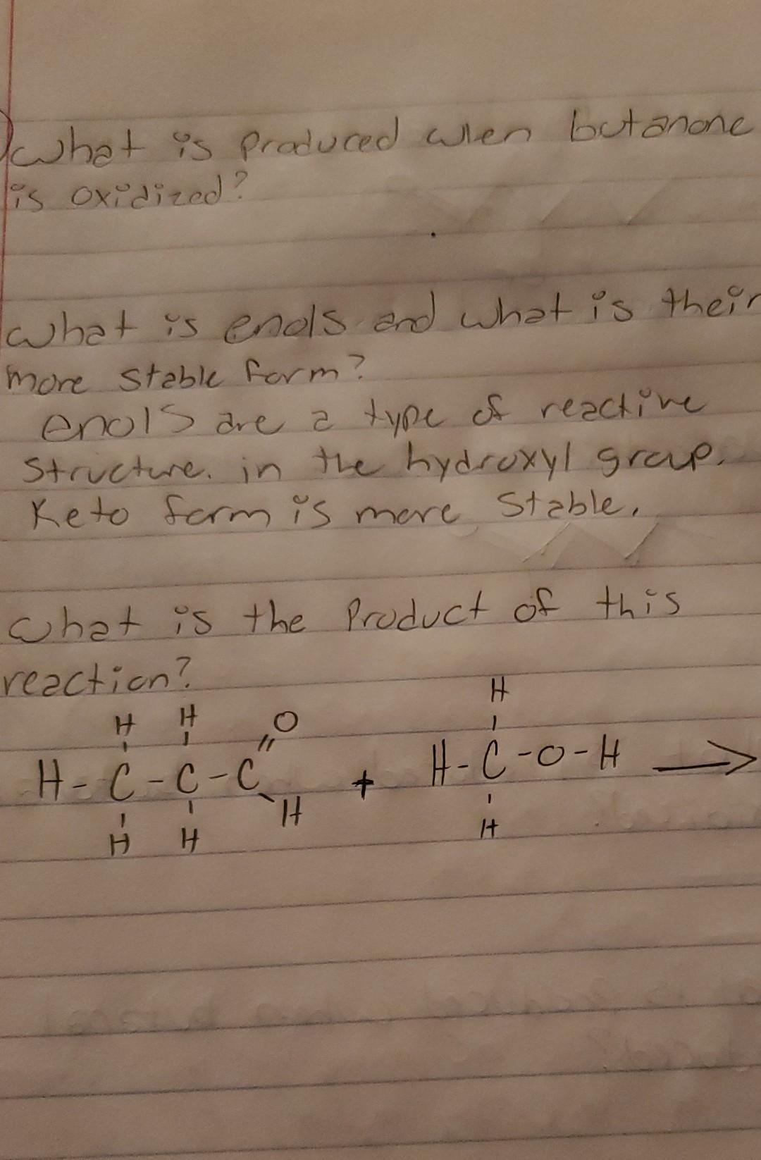 Solved what is produced when butanone is oxidized? what is | Chegg.com