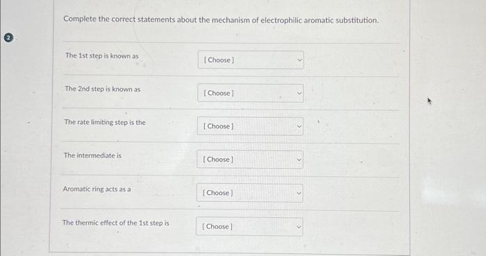 Solved Complete the correct statements about the mechanism | Chegg.com
