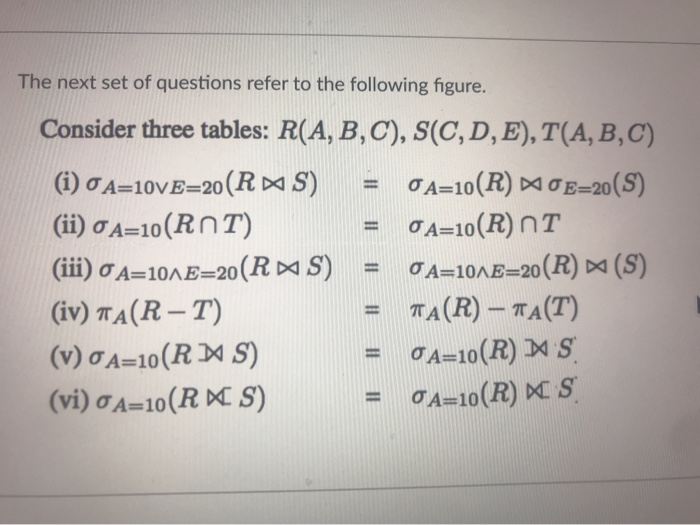 Solved true or false 1. equivalence (i) shown above is | Chegg.com