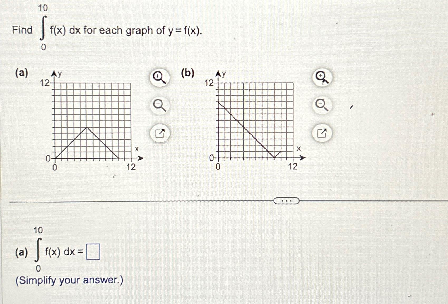 Solved Find ∫010f(x)dx ﻿for each graph of | Chegg.com