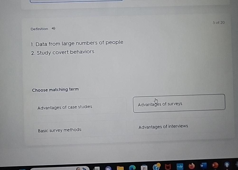 Solved 5 ﻿of 20DefinitionData from large numbers of | Chegg.com