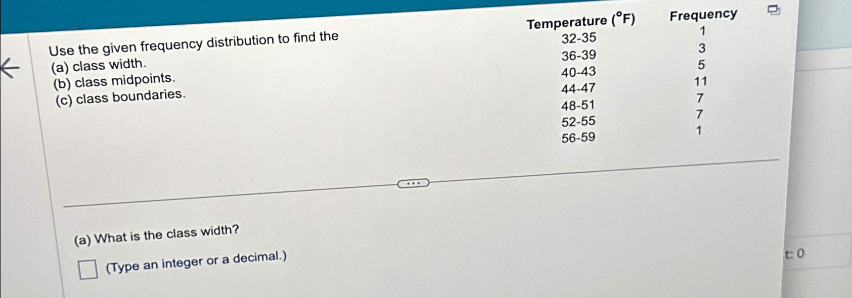 Solved Use the given frequency distribution to find the(a) | Chegg.com