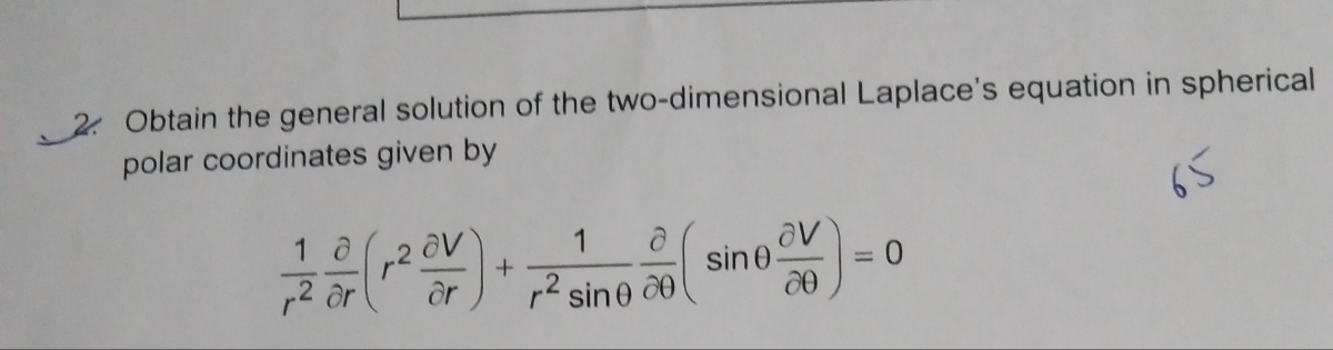Solved Obtain the general solution of the two-dimensional | Chegg.com
