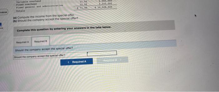 Solved Exercise 23-14 (Algo) Special offer pricing LO P7 | Chegg.com
