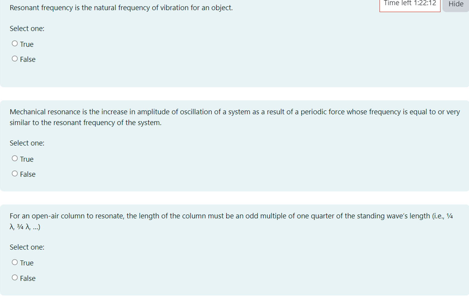Solved Resonant frequency is the natural frequency of | Chegg.com