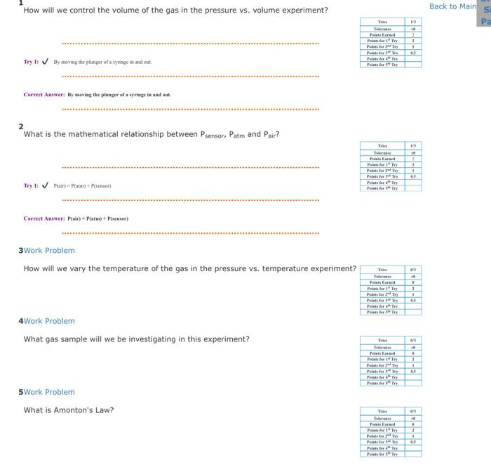 Solved How will we vary the temperature of the gas in the | Chegg.com