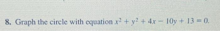 Solved 7. Connecting Graphs with Equations Use each graph to | Chegg.com