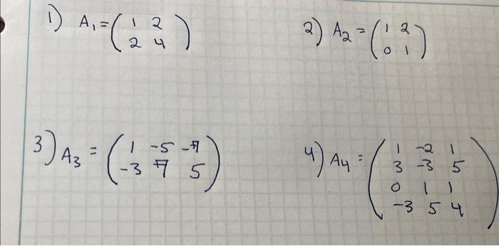 Solved identify if these linear transformations are | Chegg.com