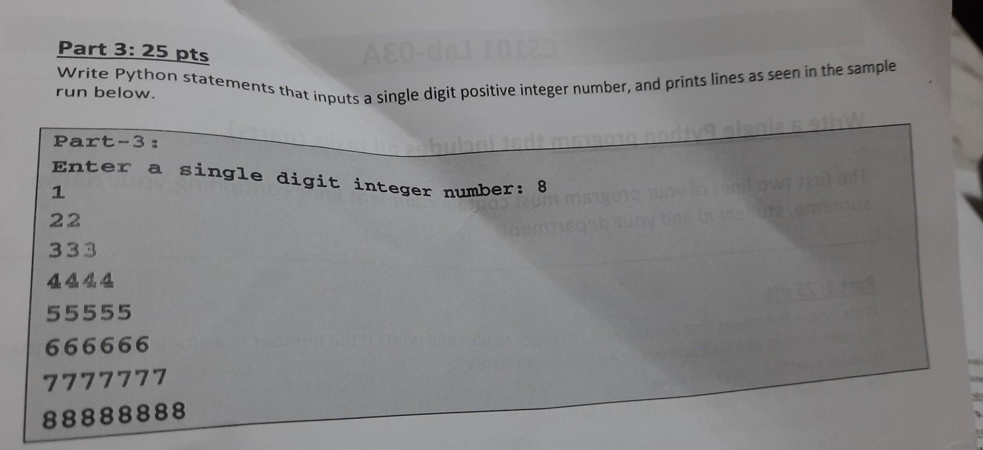 Solved Part 3 25 Pts Write Python Statements That Inputs A 8423