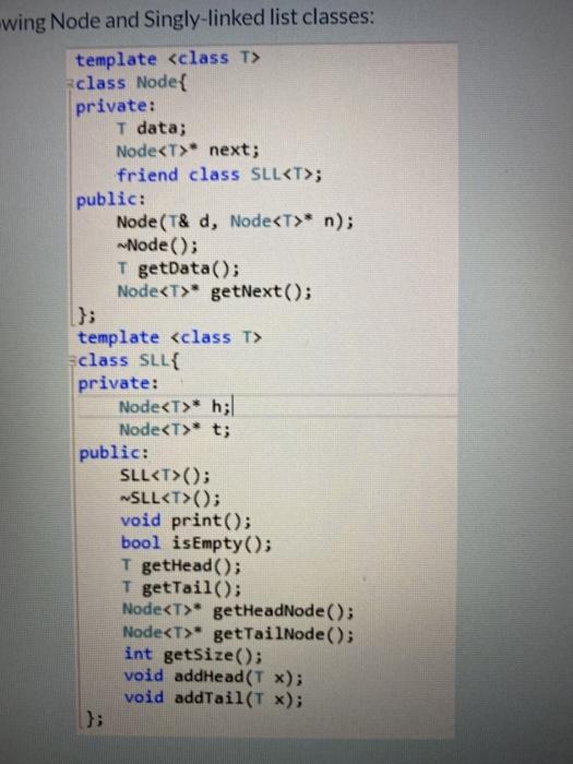 Solved Following Dnode And Doubly Linked List Classes
