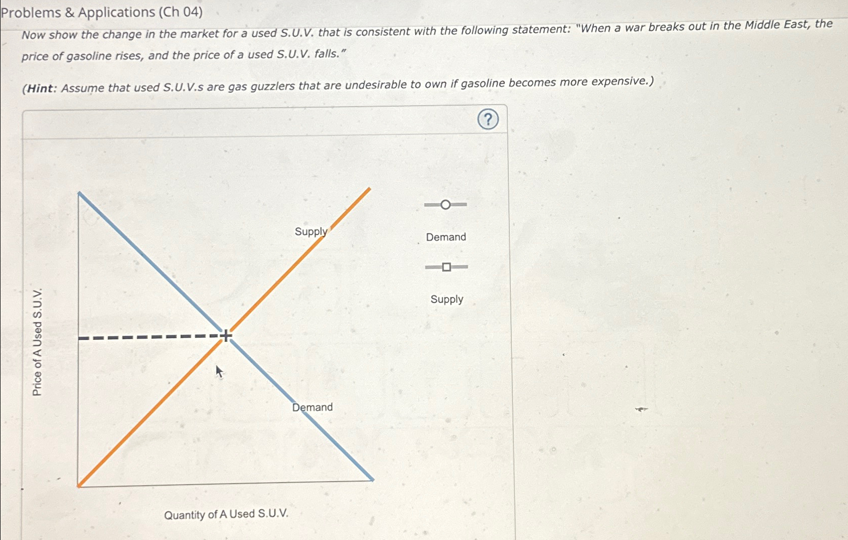 Solved Problems & Applications (Ch 04)Now show the change in | Chegg.com