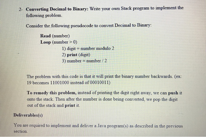 Solved Tasks/Assignments(s) 1- Missing Brackets Checking: | Chegg.com
