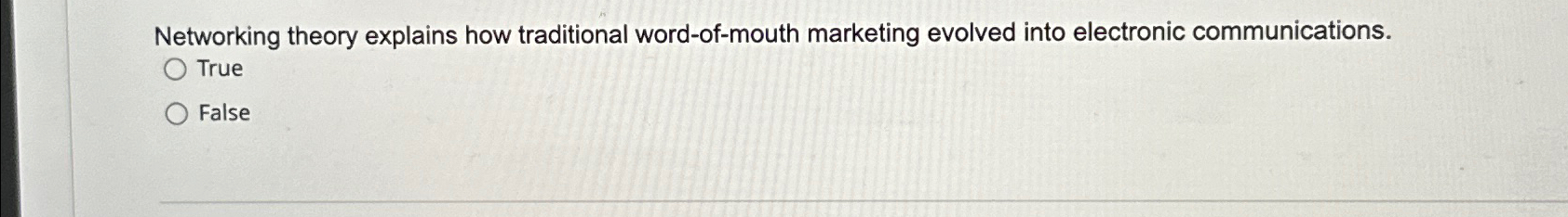 Solved Networking theory explains how traditional | Chegg.com