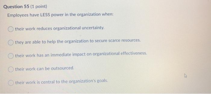 Solved Question 51 (1 point) Control over information flow | Chegg.com