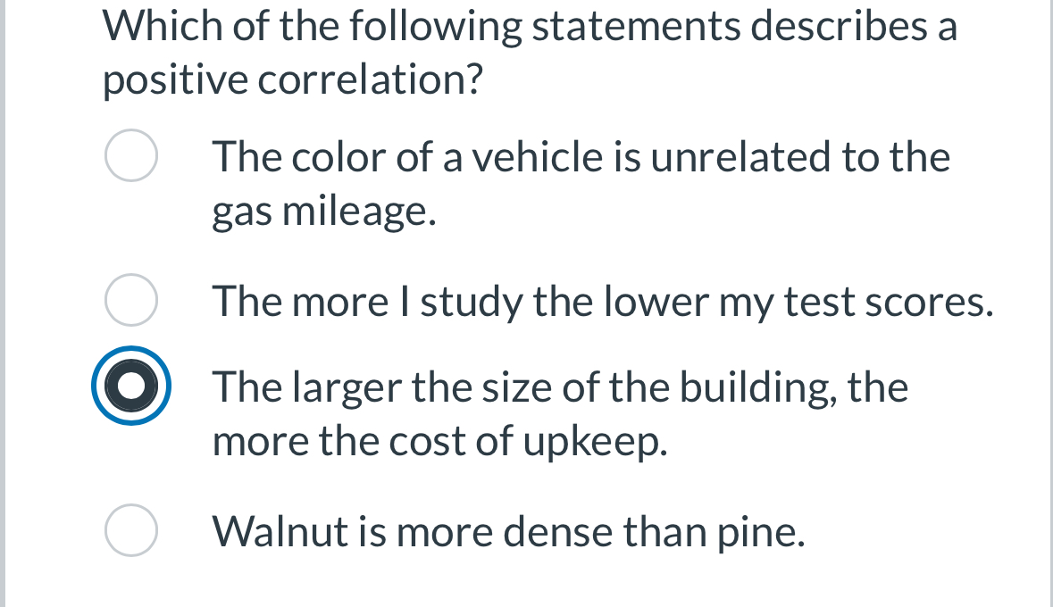 Solved Which of the following statements describes a | Chegg.com