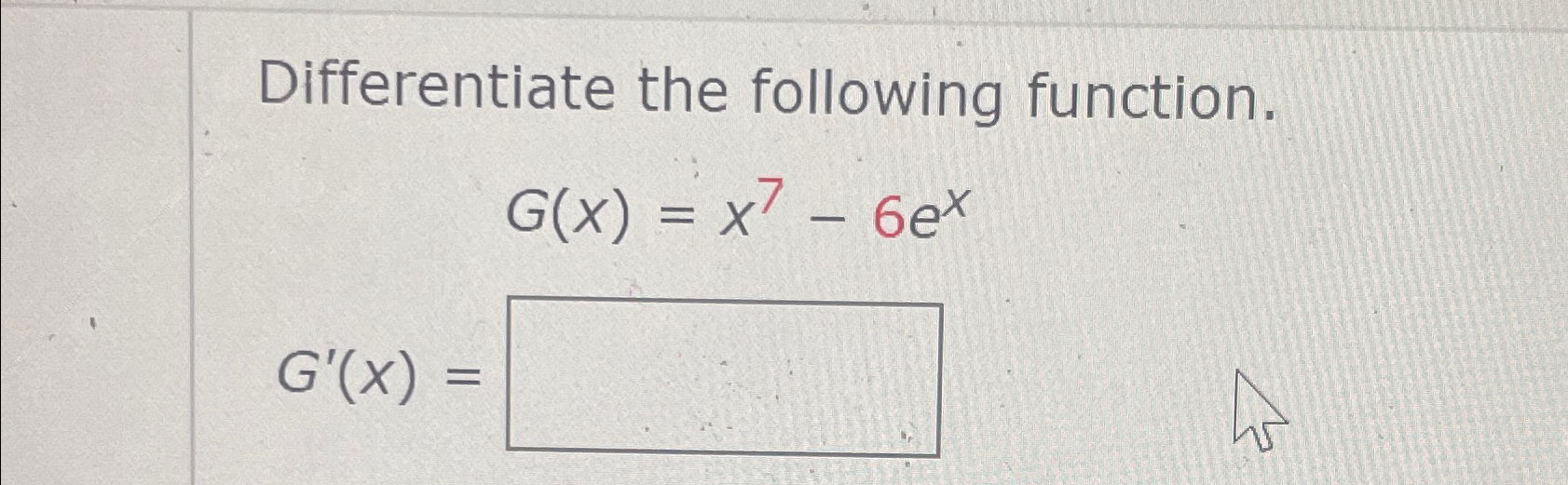 Solved Differentiate the following | Chegg.com
