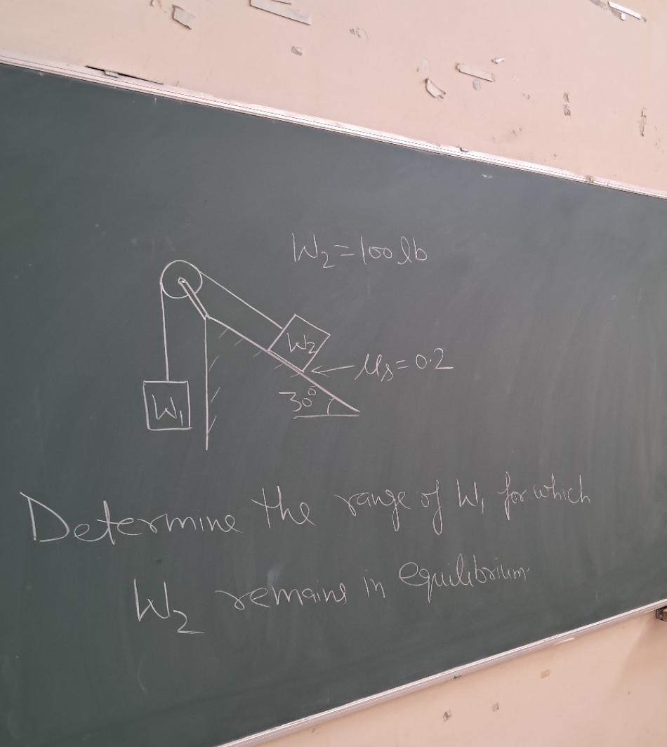 Solved Determine the range of W1 ﻿for which W2 ﻿remains in | Chegg.com