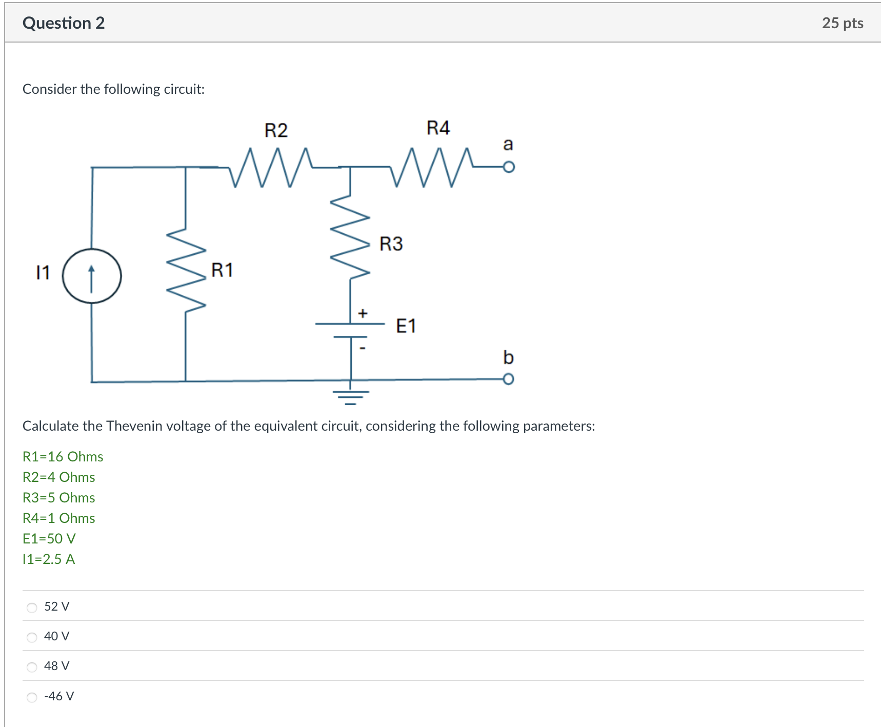 Solved Considere el siguiente circuito: Calcule el voltaje | Chegg.com