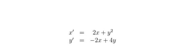 Solved Classify all equilibrium points of the following | Chegg.com