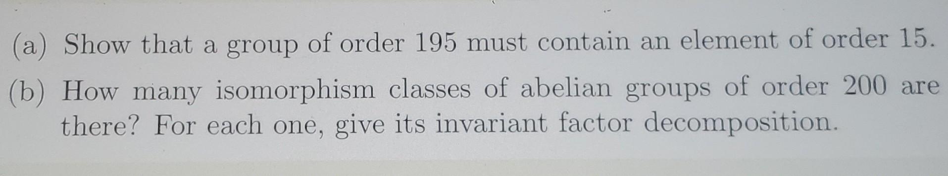 Solved I already used sylows theorem to prove that G | Chegg.com