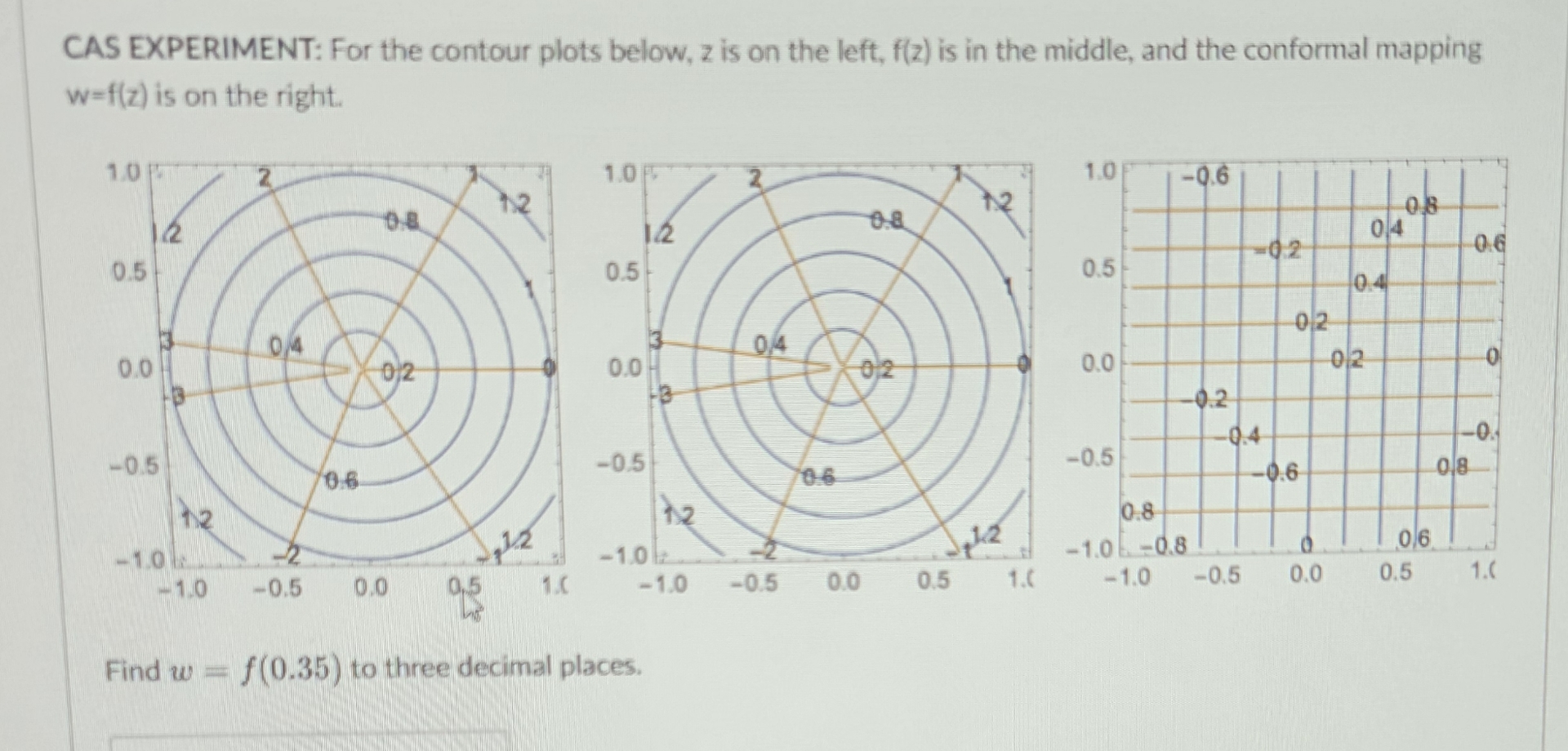 Solved CAS EXPERIMENT: For the contour plots below, z is on | Chegg.com