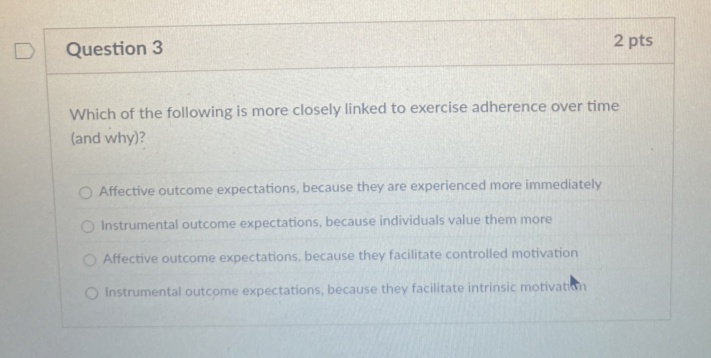 Solved Question 3Which of the following is more closely | Chegg.com