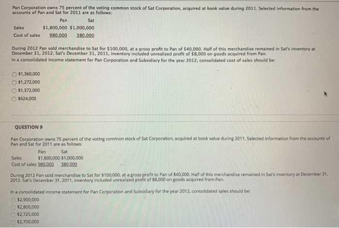 Solved Parker Corporation owns 80 percent of Smith's common | Chegg.com