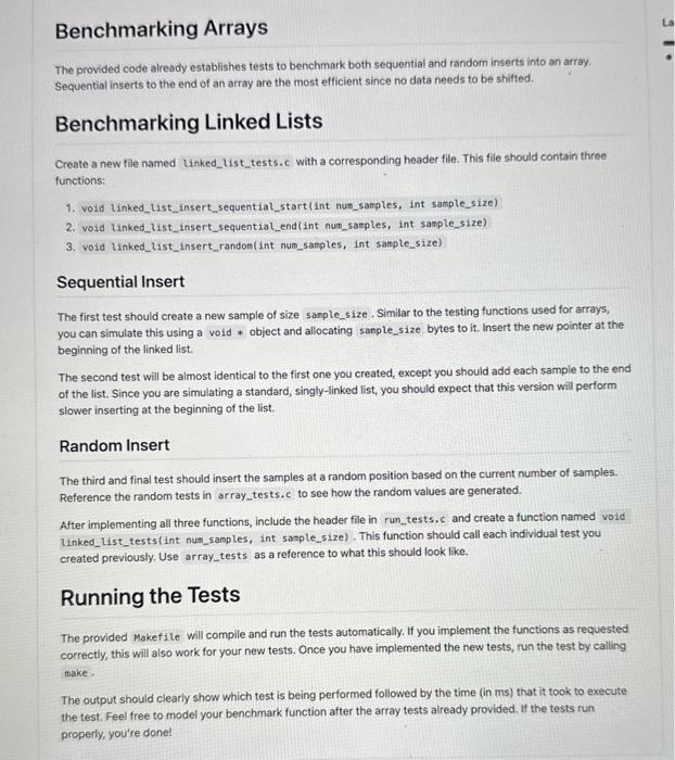 Solved The provided code already establishes tests to | Chegg.com