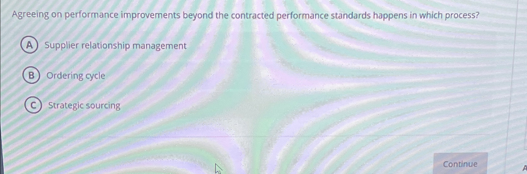 Solved Agreeing on performance improvements beyond the | Chegg.com