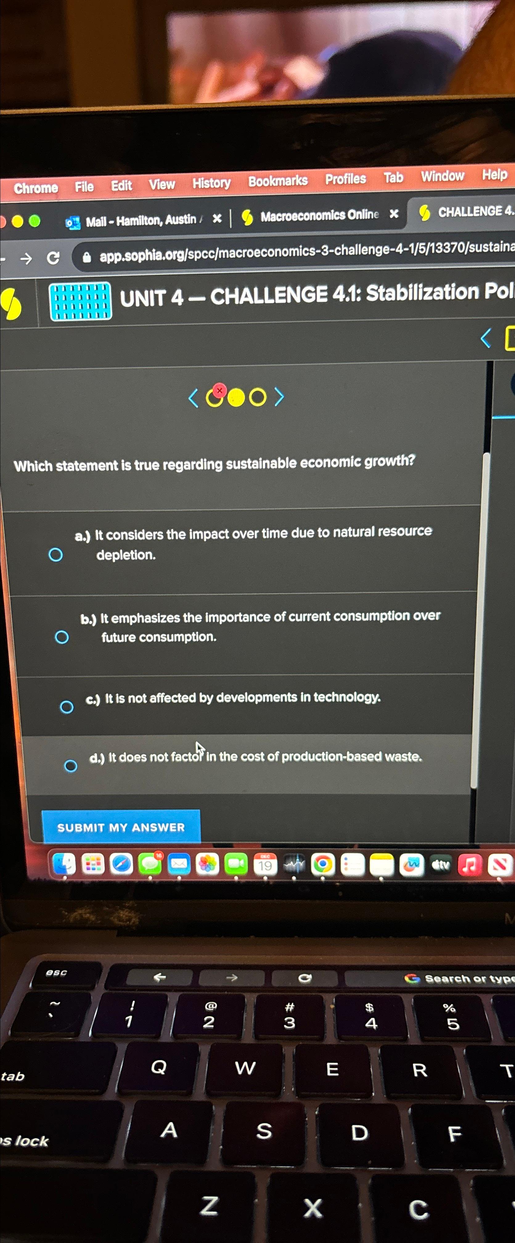 Solved UNIT 4 - ﻿CHALLENGE 41: Stabilization PolWhich | Chegg.com