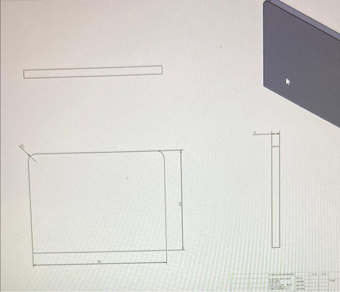 Solved 35 30 D D 10 - 0 25 32.50. 90 c . R20 08 All fillets | Chegg.com